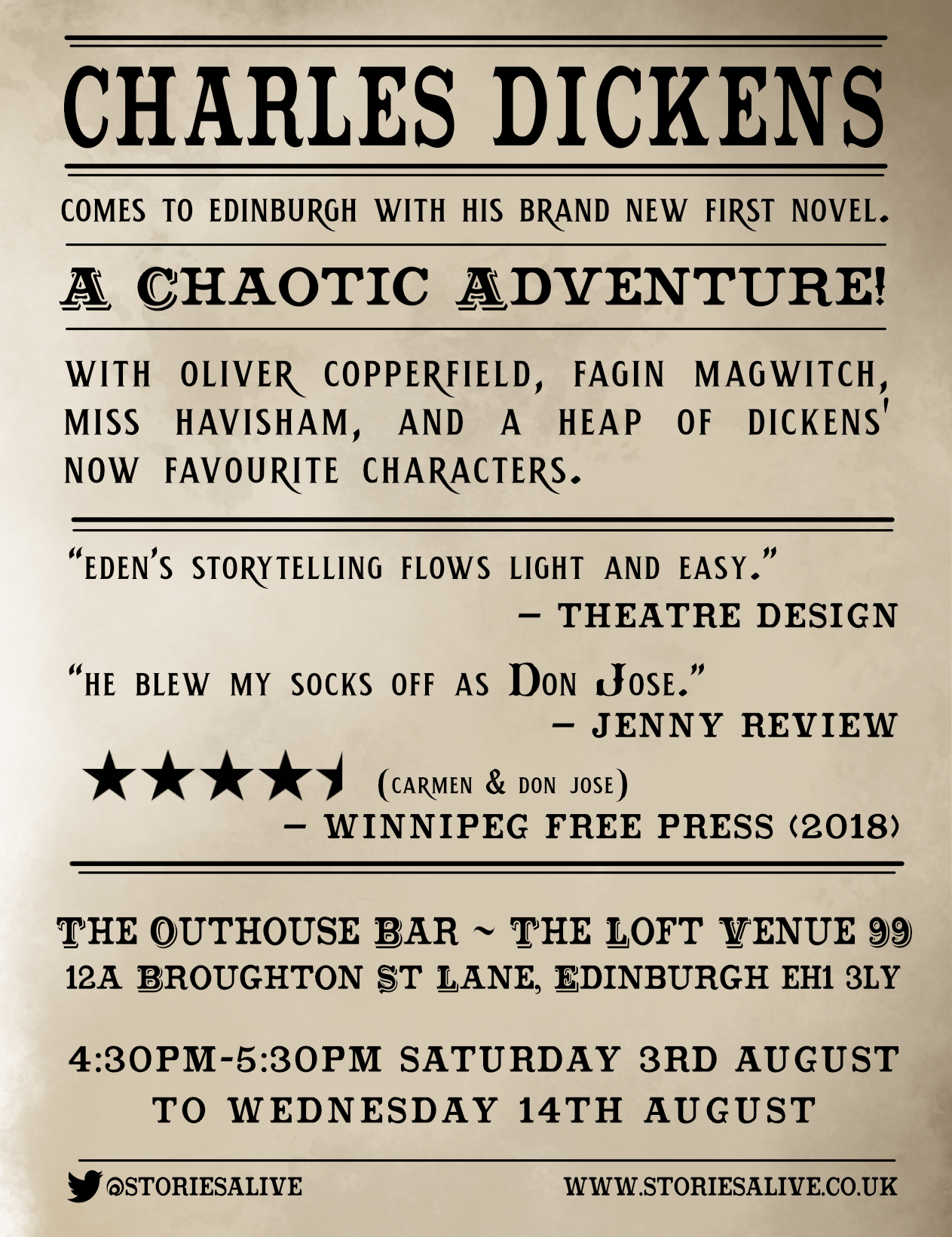 Bleak Expectations - Dickens' First Draft - Stories Alive